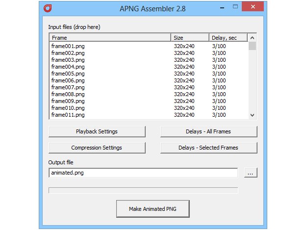 APNG Assembler v2.91 - Free Download - OlderGeeks.com Freeware Downloads