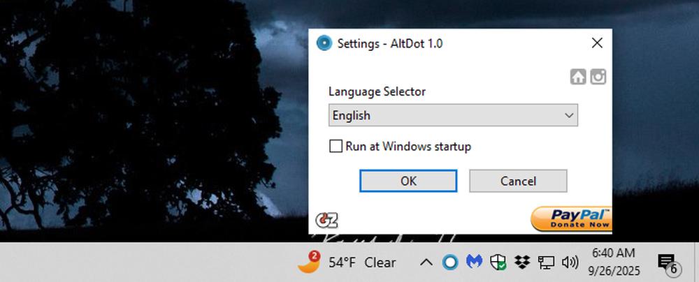 AltDot v1.0 - Free Download - OlderGeeks.com Freeware Downloads