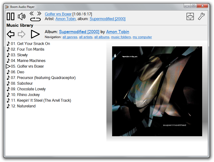 Boom Audio Player v1.0.38 - Free Download - OlderGeeks.com Freeware ...