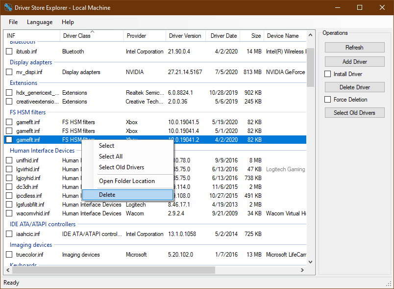 DriverStore Explorer v0.11.79 - Free Download - OlderGeeks.com Freeware ...