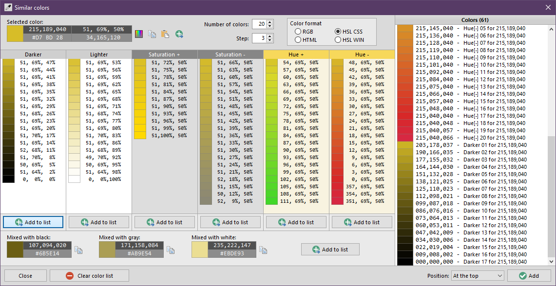 Free Color Picker v1.2.1 - Free Download - OlderGeeks.com Freeware ...