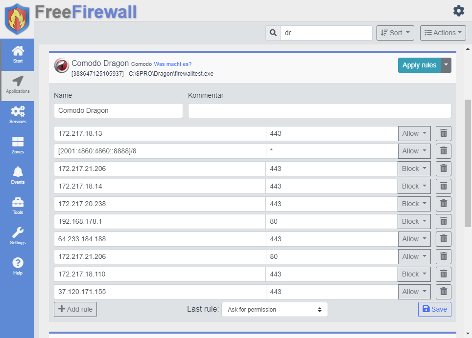 Free Firewall v2.5.6 - Free Download - OlderGeeks.com Freeware Downloads