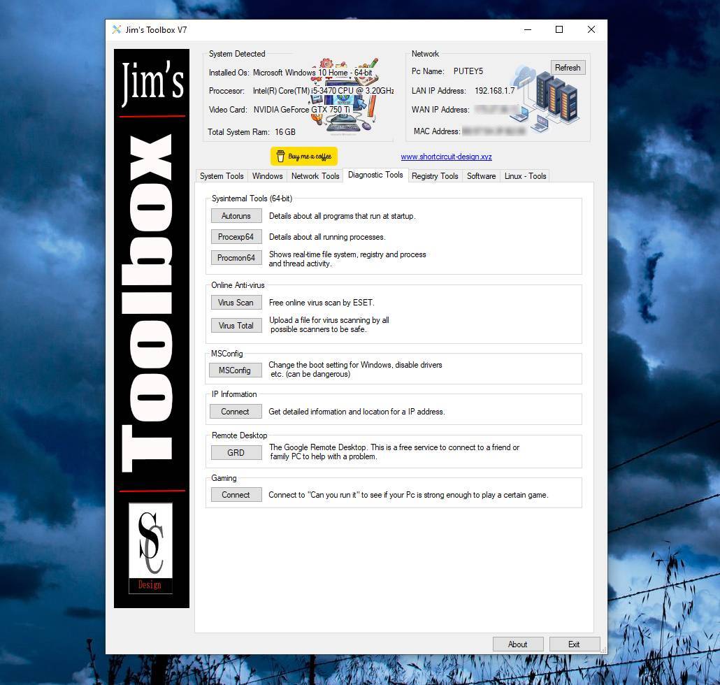 Jim's Toolbox v7 - Free Download - OlderGeeks.com Freeware Downloads
