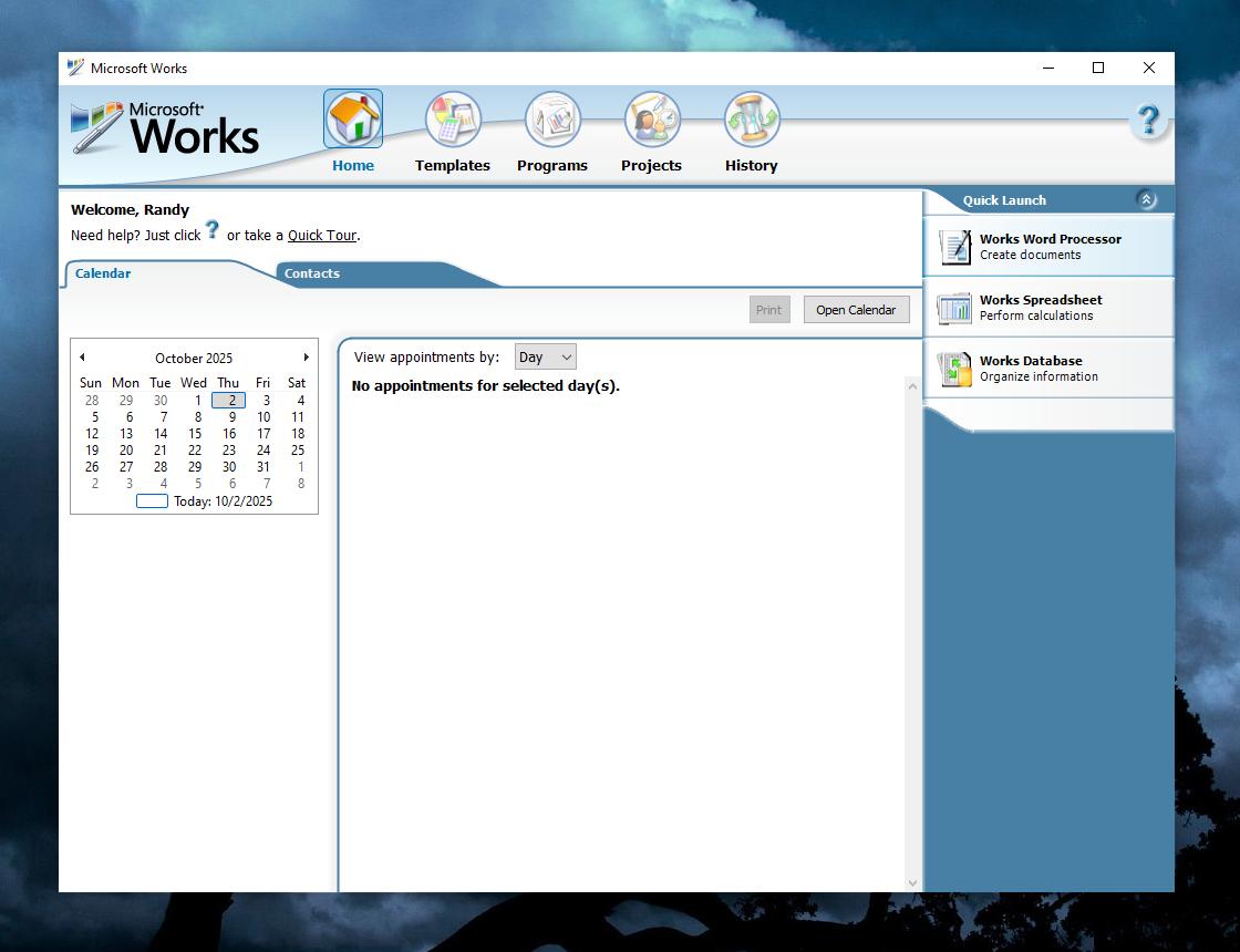 Microsoft Works 9 (ISO) - Free Download - OlderGeeks.com Freeware Downloads