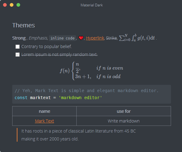 Mark Text v0.16.2 - Free Download - OlderGeeks.com Freeware Downloads