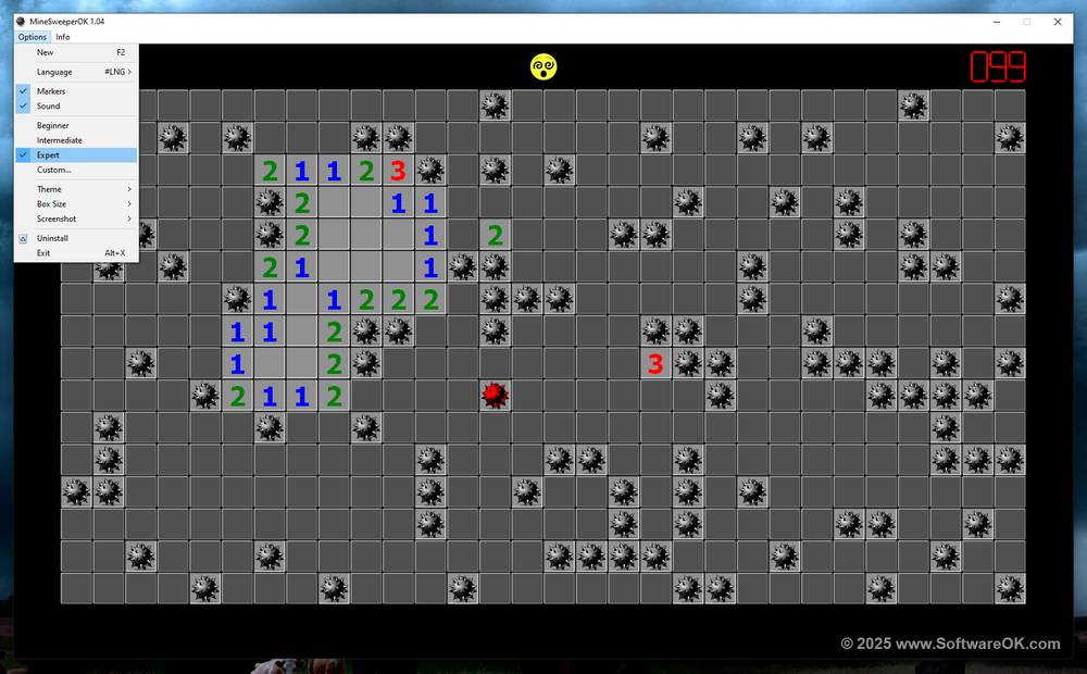MineSweeperOK v1.03 - Free Download - OlderGeeks.com Freeware Downloads