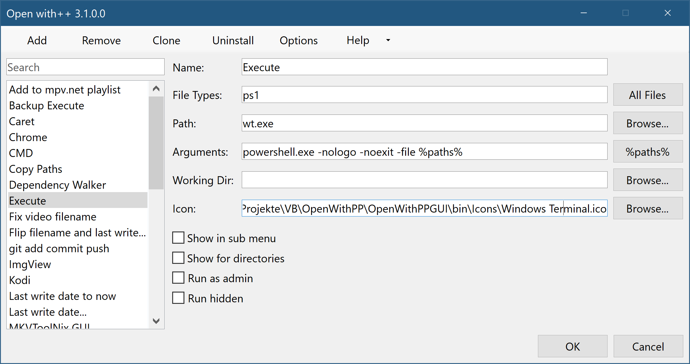 Open with++ v3.8.0.0 - Free Download - OlderGeeks.com Freeware Downloads