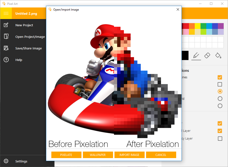 Pixel Art v11.3.4 - Free Download - OlderGeeks.com Freeware Downloads