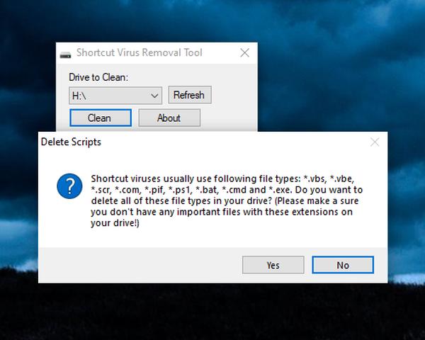 Shortcut Virus Removal Tool v1.7.0 - Free Download - OlderGeeks.com Freeware Downloads