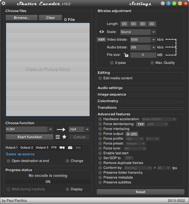 Shutter Encoder v19.4 - Free Download - OlderGeeks.com Freeware Downloads