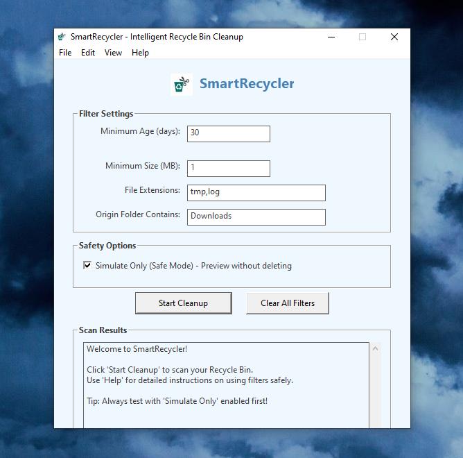 SmartRecycler v1.0 - Free Download - OlderGeeks.com Freeware Downloads