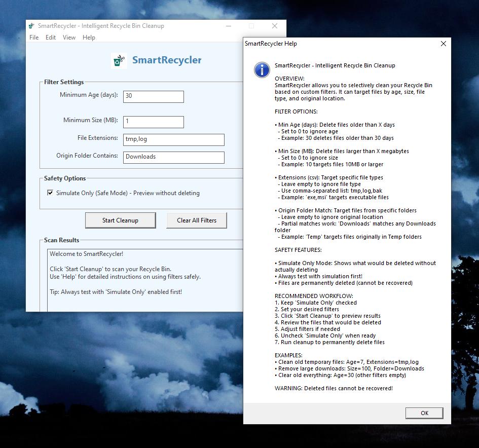 SmartRecycler v1.0 - Free Download - OlderGeeks.com Freeware Downloads