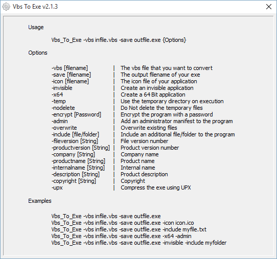 Vbs To Exe v3.0.9.0 - Free Download - OlderGeeks.com Freeware Downloads
