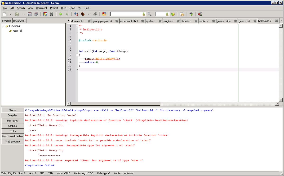 Geany v2.1.0 - Free Download - OlderGeeks.com Freeware Downloads
